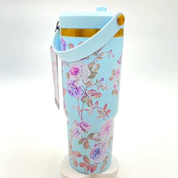 Hydrapeak | Dining | Hydrapeak Nomad 32oz Stainless Steel Blue Floral ...